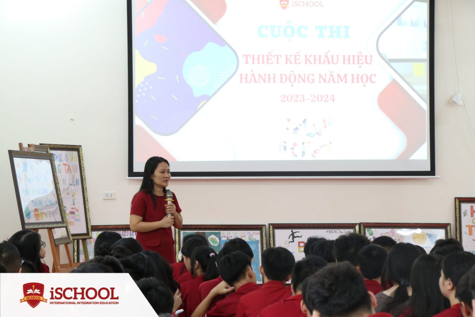 Thiết kế khẩu hiệu hành động của năm học - iSchool International ...